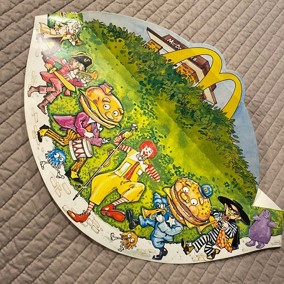 McDonald's | Other | 978 Vintage Mcdonalds Cardboard Visor Hat Birthday ...